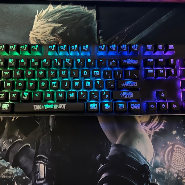 Persona5 Anime Theme Backlit Keycap Set | Anime Keycap Set | Mechanical ...