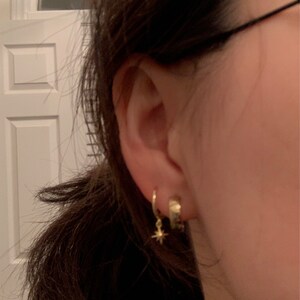 18K Gold Diamond Marquise Earring Set Earring Stack Sterling Silver ...