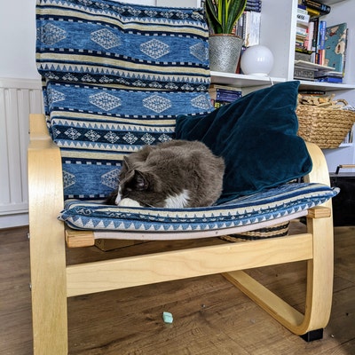 Poang Cushion Cover F04 Ikea Poang Chair Cover Poang Chair Cushion Ikea ...