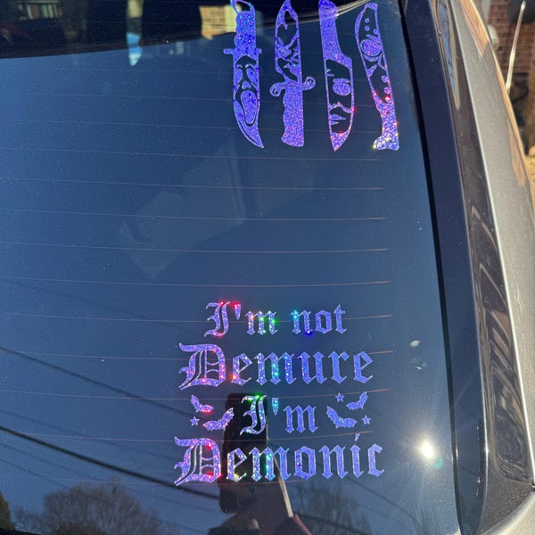 Topography Car Decal, Car Window Decal, Vinyl Decal Sticker, Rear ...