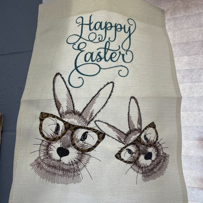 Happy Easter Embroidery Design, Easter MACHINE EMBROIDERY, Digital Download, 4x4, 5x7, 6x10 ...