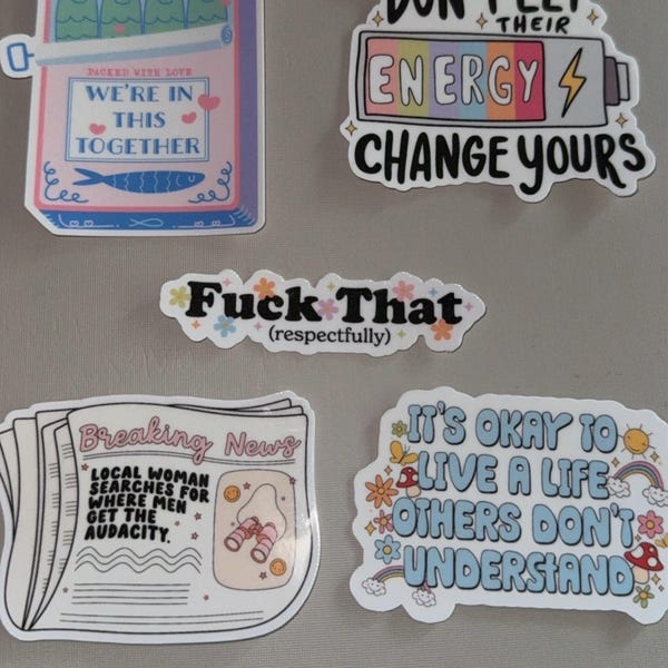 Healing is Not Linear Waterproof Sticker, Mental Health Decals, Healing ...