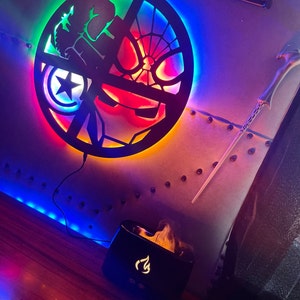 Gamer Zone Led Sign Gamer Room Led Sign Christmas Gift Wall Decor Home ...