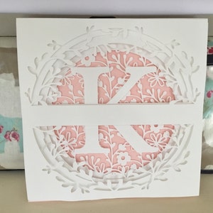 3D Split Monogram A-Z Shadow Box, Custom Name, Alphabet Family Name SVG ...