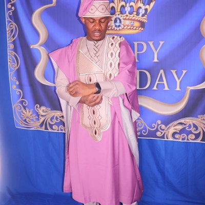 Royal Blue AGBADA, AGBADA for Men, Agbada Style Men, African Wedding ...