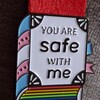 You Are Safe With Me // Enamel Pin // Pride - Etsy