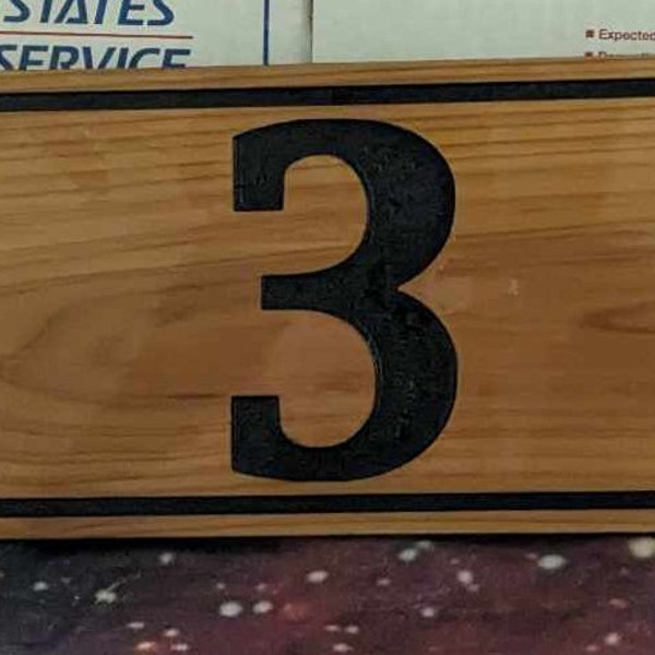 Custom Personalized Family Last Name Cedar Wood Sign With Carved in ...