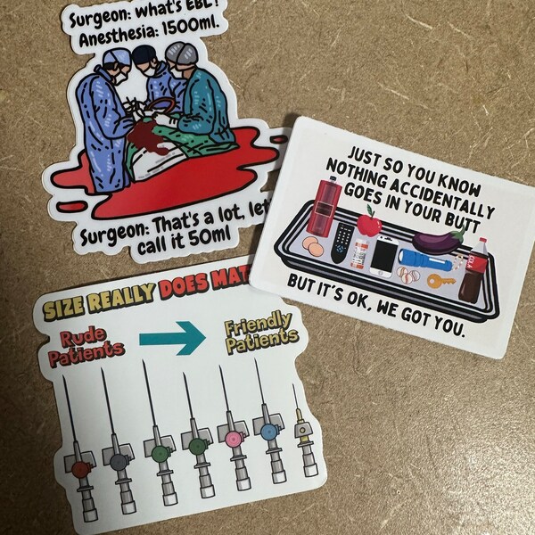 Funny Surgery Meme Sticker, OR Nurse Sticker, Surgeon Sticker ...