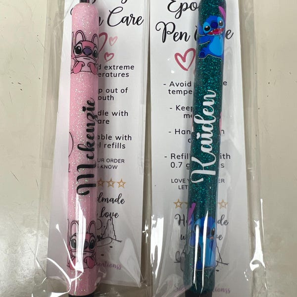 Autism Pen /glitter Pens / Ink Joy Pens / Custom Glitter Refillable Ink ...