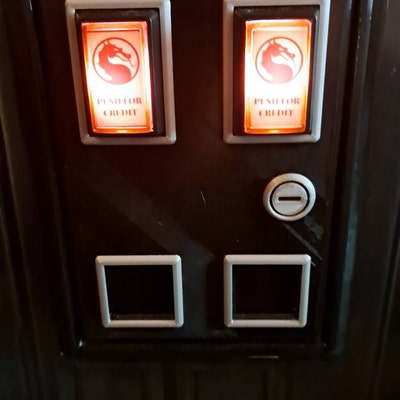 Full Size Arcade 3D Printed Coin Door With LED Credit Buttons - Etsy
