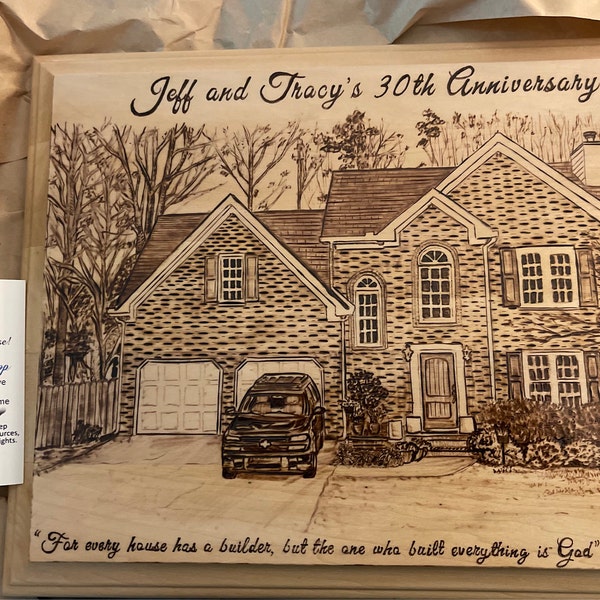 Personalized Family Tree Pyrography Plaque - Custom Wood Burning Art - Etsy