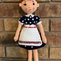 PDF CROCHET PATTERN Lucy Doll // Amigurumi // I Love Lucy Crochet ...