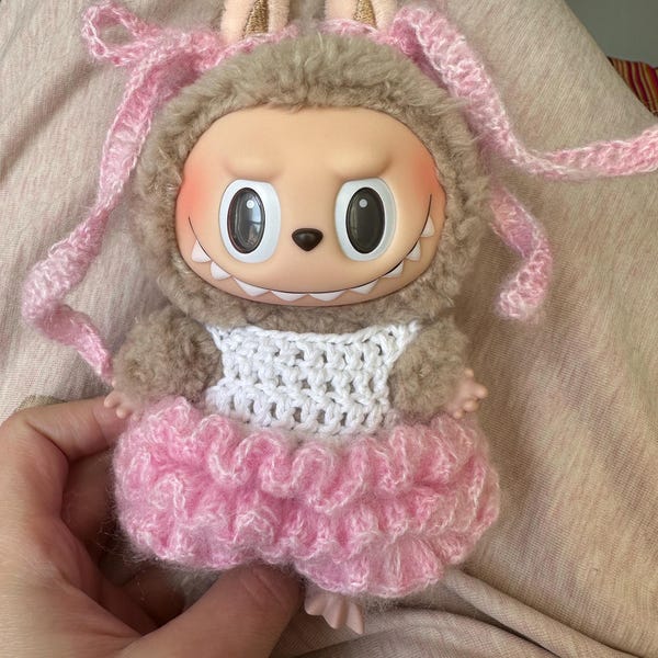 Labubu Macaron Clothes | Handmade Outfits for Labubu Figures ...