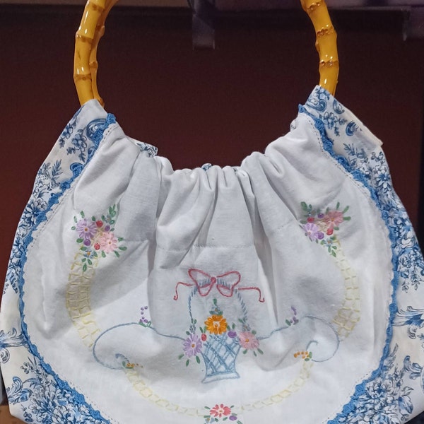 Ring Handle Bag PDF Sewing Pattern, Modern Granny Style - Etsy