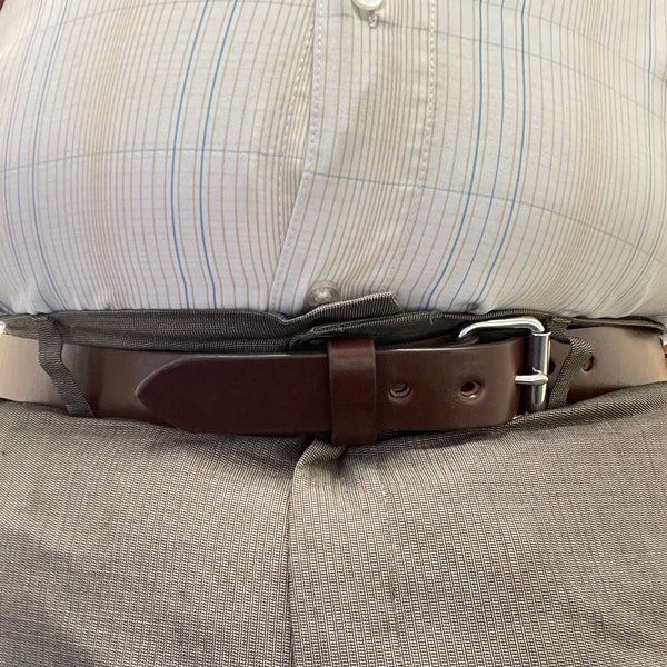 Extra Long Belt, Handmade Leather Belt, 100% Full Grain Genuine Leather ...