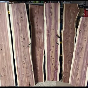 Live Edge Cedar 2448 Length Boards and Various Widths: Unique and ...