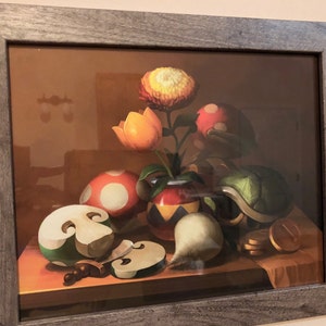 Mario Still Life Print - Etsy