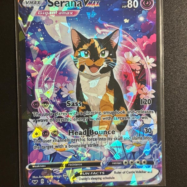 Pokemon Custom Card, Pokemon Graduation Card, Pokemon Holographic Card ...