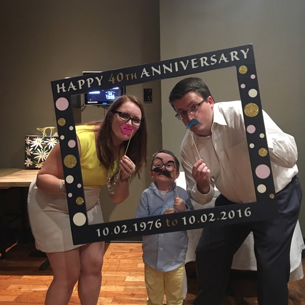 Custom Photo Booth Frame - Wood Photo Prop - Business Photo Booth ...