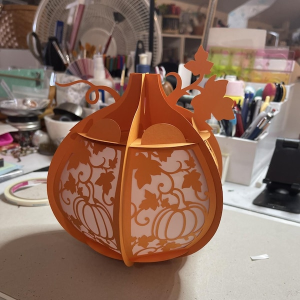 Pack 3 Lotus Lanterns SVG Paper Lanterns Insects and Animals Paper ...