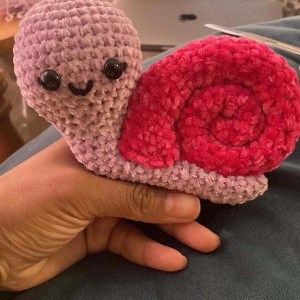 PATTERN: Sally the Snail - Crochet Snail Pattern - Amigurumi Snail ...