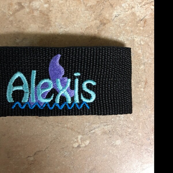 Personalized Embroidered Scuba BCD Name Tag Badge - Etsy