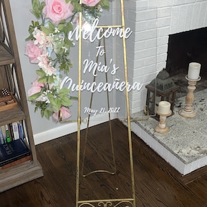 Custom Wedding Sign Vinyl Decal - Etsy