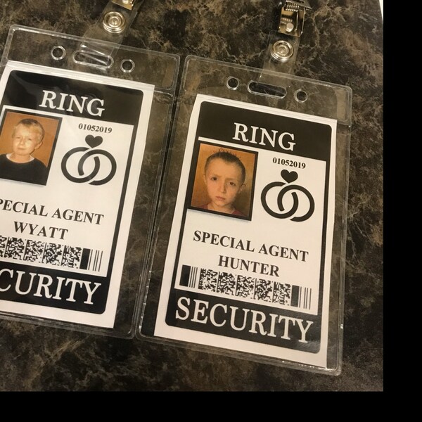 INSTANT DOWNLOAD Ring Security Badge / Wedding Security Suite - Print ...