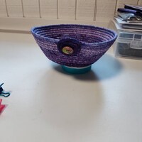 Rope Bowl Kit - Small Bowl - Kit With Instructions - Craft Kit - Batik ...