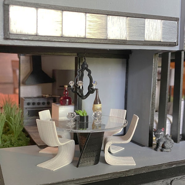 1:24 Half Scale Miniature 5 Arm Chandelier - Etsy