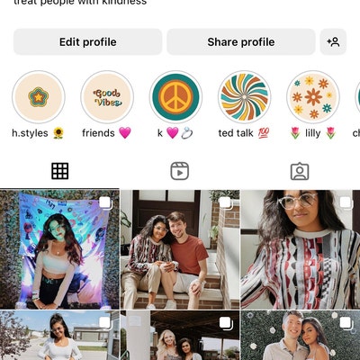 Holographic Reel Covers, Instagram Reel Template, 12 Reel Covers Canva ...