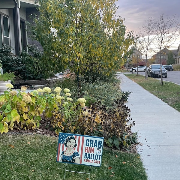 Harris Walz for the People 2024 Yard Sign, Harris for President 2024 ...