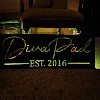 Personalized Bar LED Metal Art Sign / Light up Pub Metal Sign / Multi ...