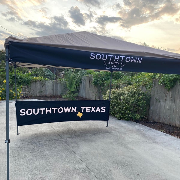 Two Canopy Banners Combo of 1 X 9 Ft and 2x9 Ft With All Necessary ...