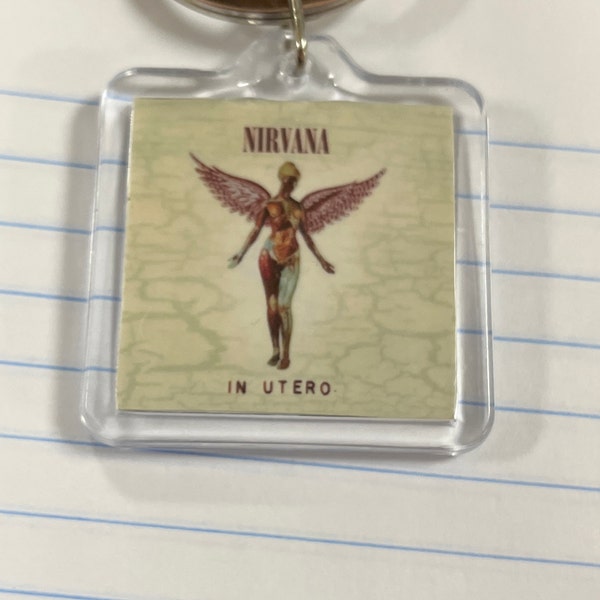 Nirvana in Utero CD Album Cover Keychain - Etsy