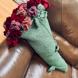Fluffy Bouquet Blanket™ Crochet Pattern PDF - Etsy