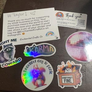 Embrace the Chaos: Everything's Fine Dumpster Fire Sticker Funny Meme ...