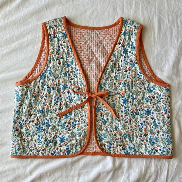 Ruby Vest PDF Sewing Pattern Size Inclusive 0-34 Beginner Friendly ...