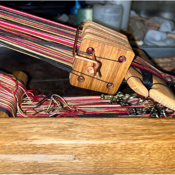 Tablet Weaving Cards /5 Holes Weaving Cards/ Wooden Tablets / Set of 8 ...