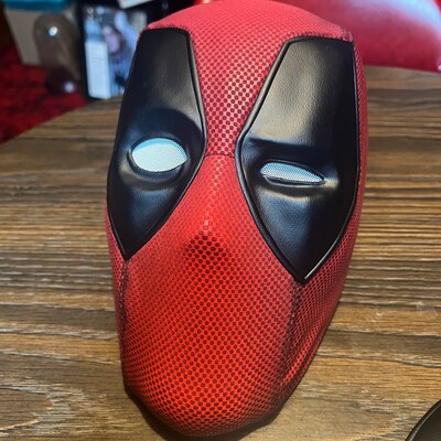 X-force Grey Deadpool Costume Cosplay Mask With Magnetic Eyes - Etsy