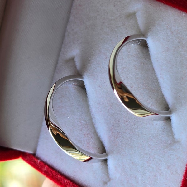 Mobius Ring, Solid Gold Twist Ring, Solid Mobius Ring, Mobius Band, 9K ...