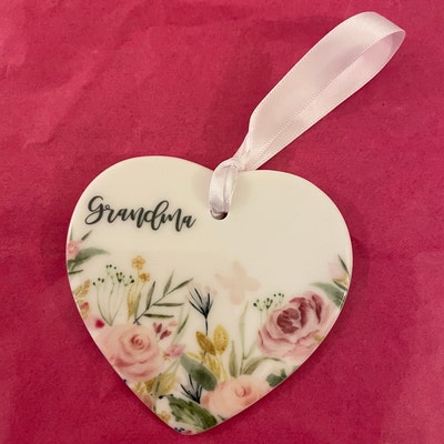 In Loving Memory Forget Me Not Ceramic Ornament Keepsake - Etsy UK