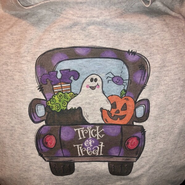 Halloween Truck Sublimation PNG Design | Hand Drawn | Digital Download ...