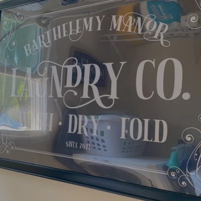 Personalized Laundry Room Sign, Printable Laundry Co Sign, Custom ...