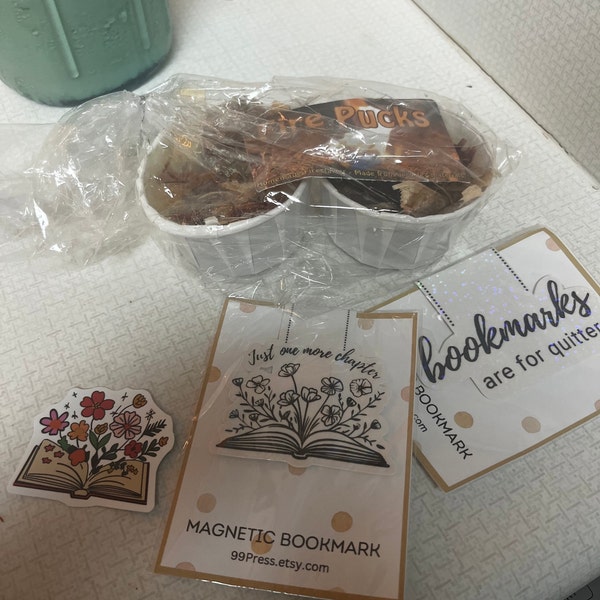 Magnetic Bookmark | Cute Cat Library Card | Bookish Gift | Kid's Gift ...