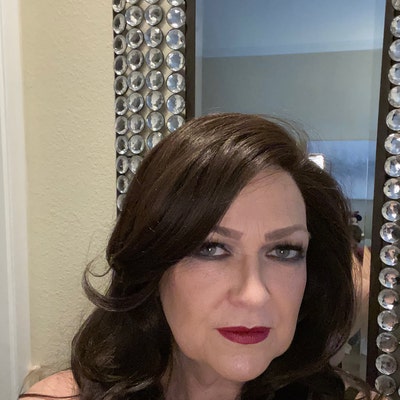 19 Inch Long Wavy Deep Lace Front Dark Brown Heat Resistant Free Part ...