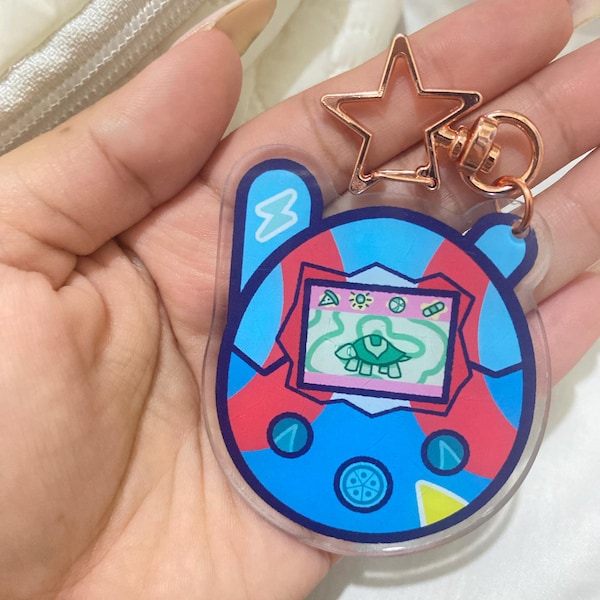 Turtle Virtual Pets / / 2.5 Inch Keychain - Etsy