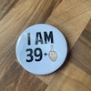 80th Birthday Badge Pin Metal 59mm 2.5 Inches Funny - Etsy