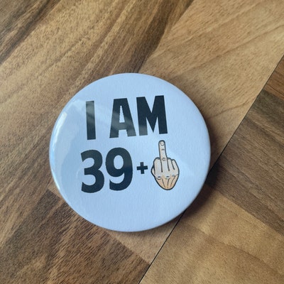50th Birthday Badge Pin Metal 59mm 2.4 Inches Funny - Etsy UK