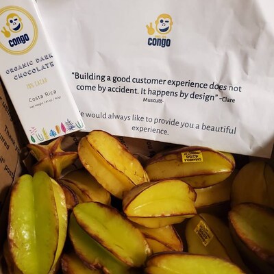 Congo Brand Star Fruit 3 4.5lbs Delicious / Flavorful Ripe Carambola ...